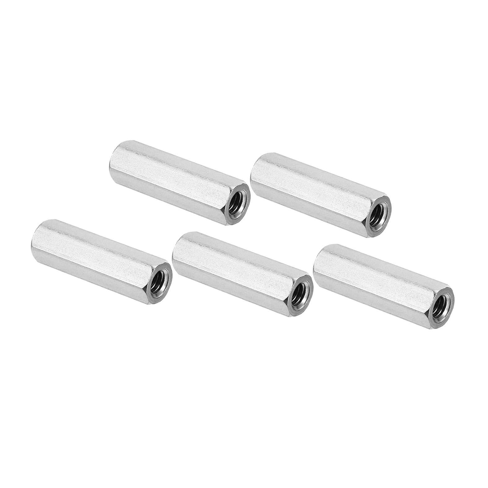 hgudesign 1/4"-20 UNC 304 Stainless Steel Hex Coupling Nuts, 5 Units 1. ...