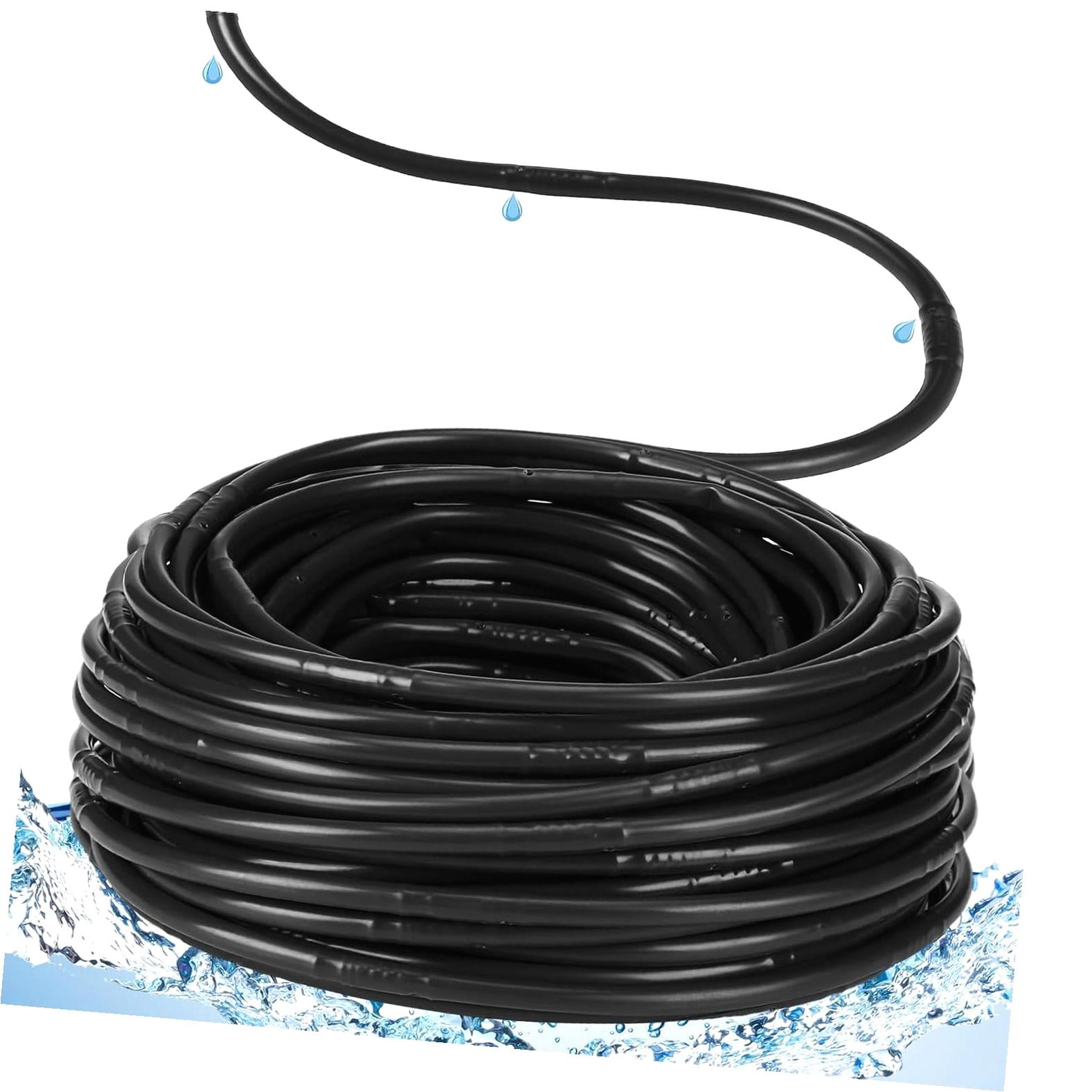 hgudesign 1/4 Inch Drip Irrigation Tubing Hydroponics Dripline Hose ...