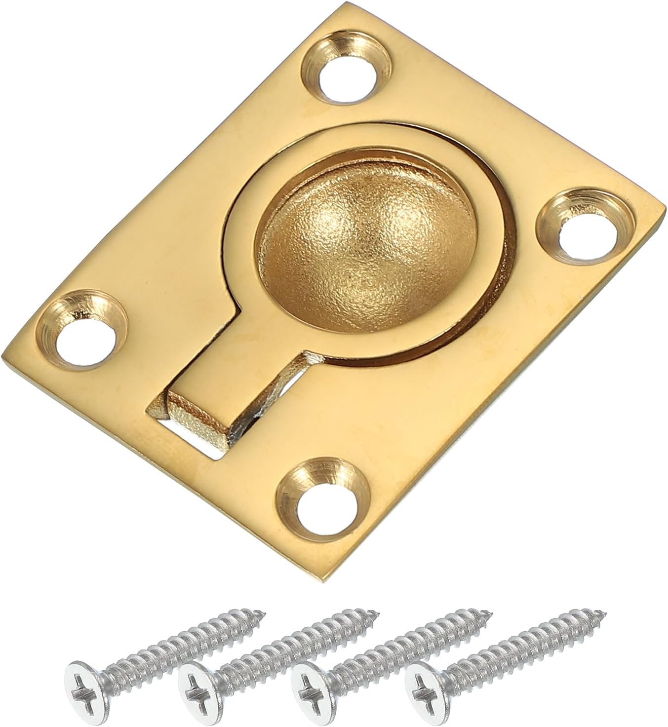hgudesign 1-7/8"x1-1/2 Flush Pull Handles, 316 Steel Square Recessed ...