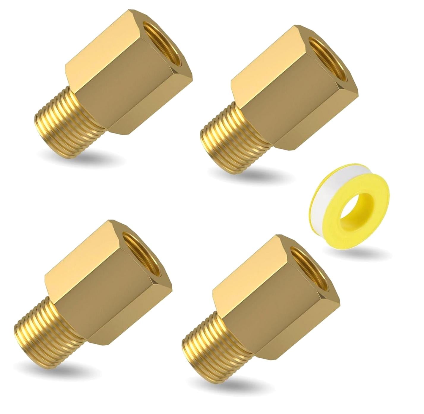 hgudesign 1/8 Inch Male x 1/8'' Female NPT Pipe Fitting Reducer ...