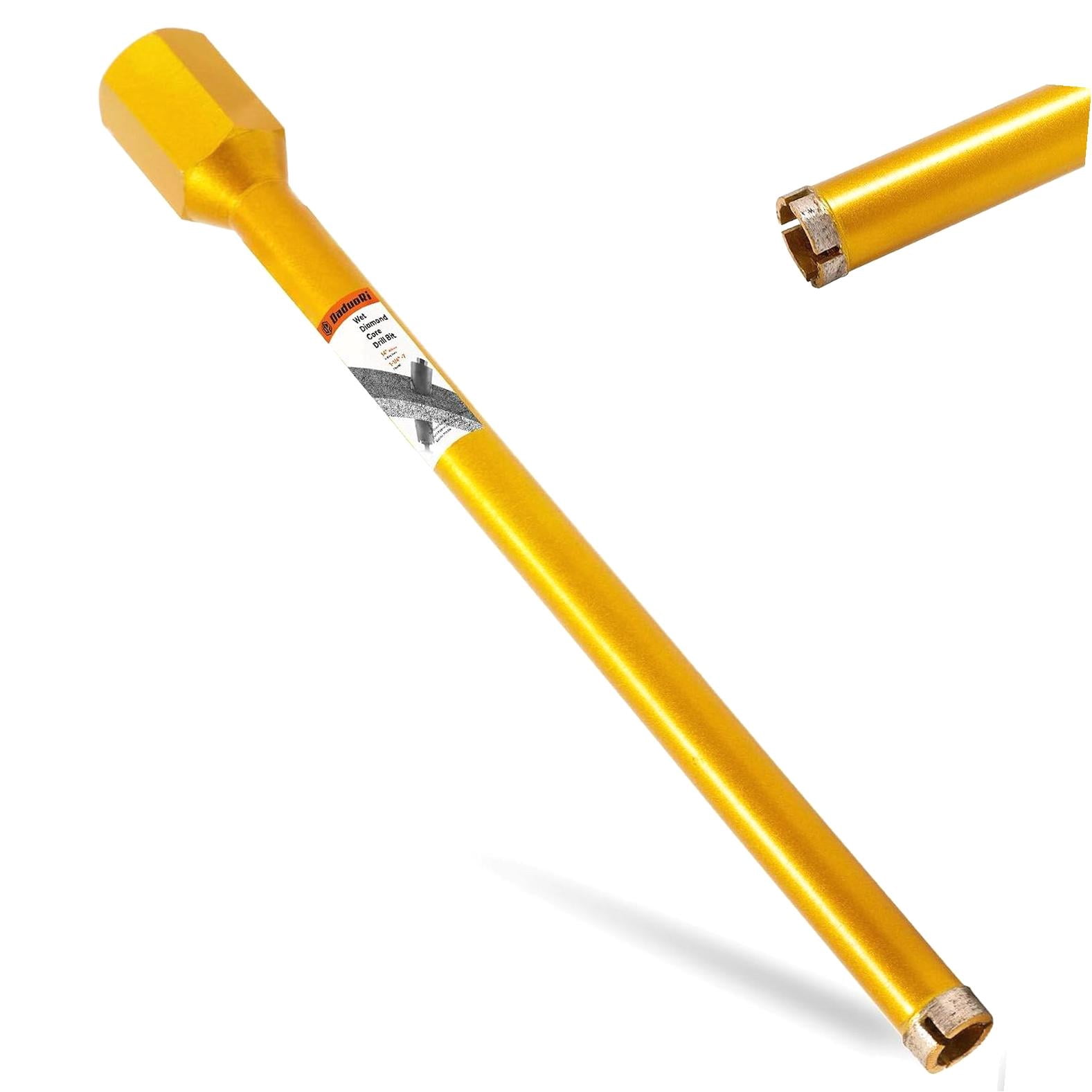 hgudesign 1 Inch Wet Core Drill Bit, 1" Core Bits for Concrete, 14 ...