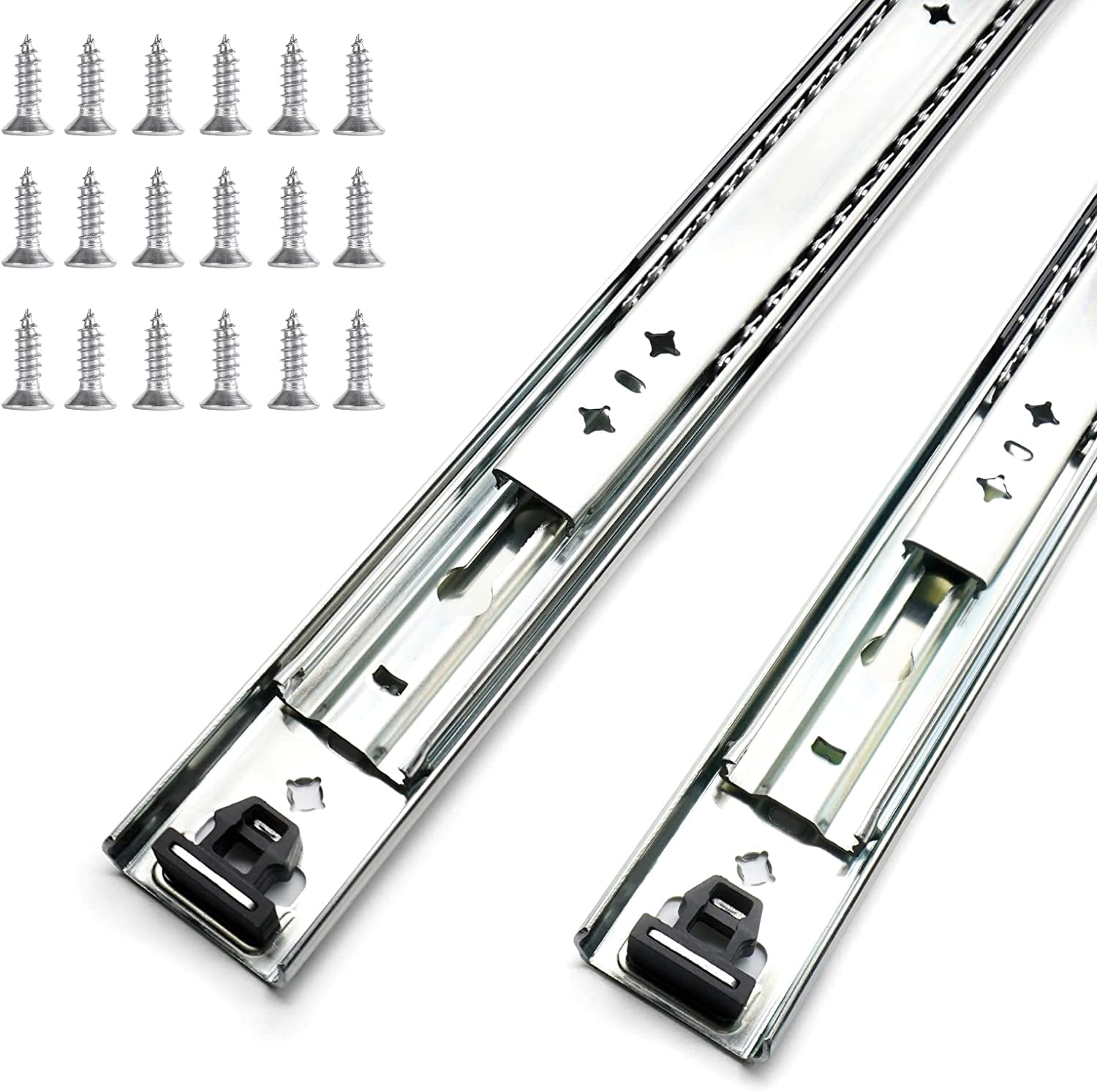 hgudesign 1 Pair 22 Inch 260 Lb Capacity Heavy Duty Drawer Slides(with ...