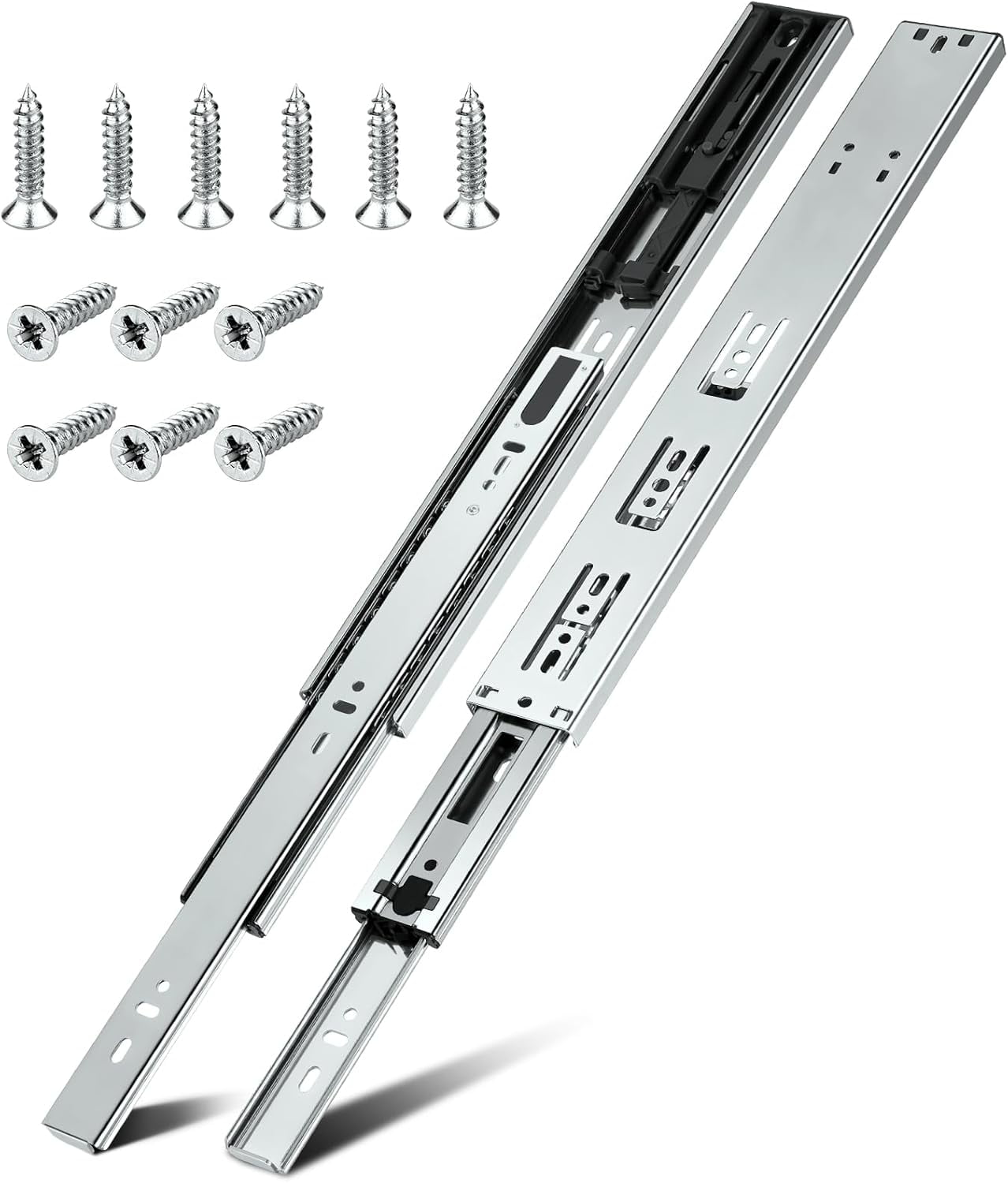 hgudesign 1 Pair | Soft Close Drawer Slides 12 inch, HBL‘ Heavy Duty ...