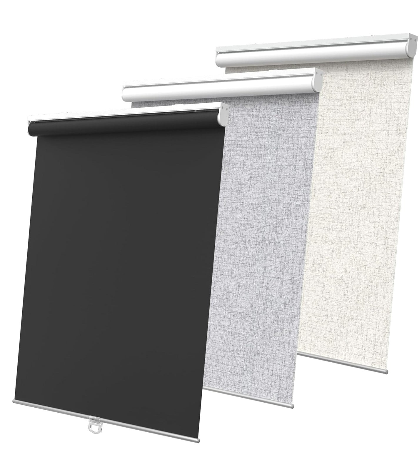 hgudesign 100% Roller Window Shades, Window Blinds Cordless with ...