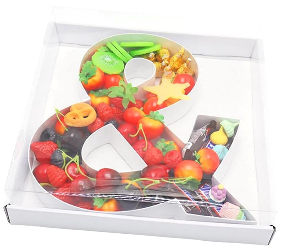 hgudesign 12.5inch Fillable Paper Mache Alphabet Cardboard Cutouts ...