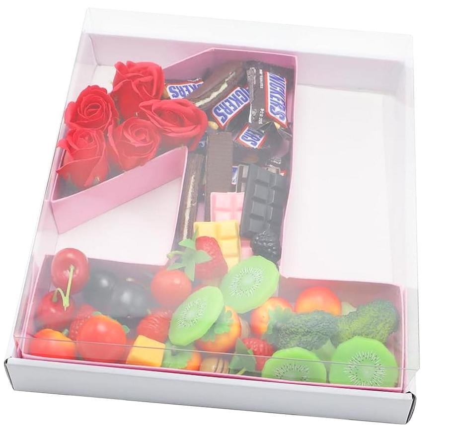 hgudesign 12.5inch Fillable Paper Mache Alphabet Letter Cardboard ...