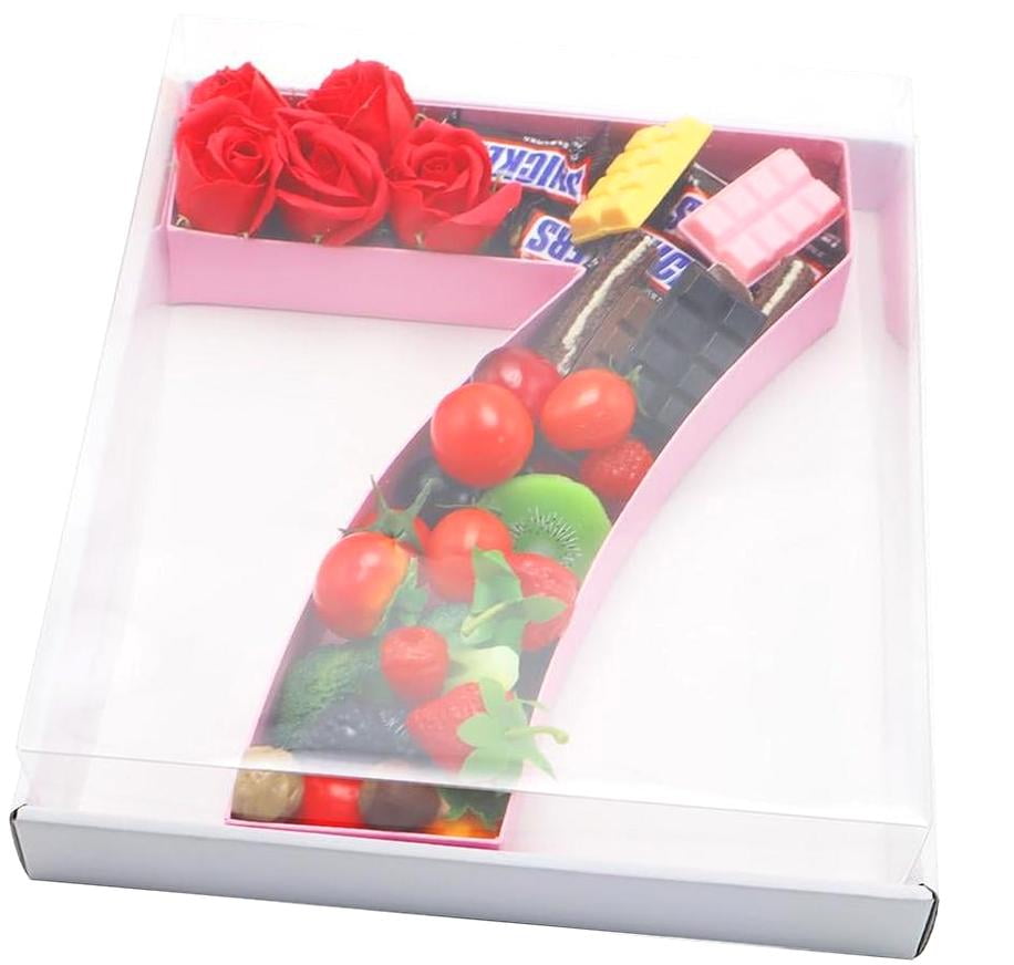 hgudesign 12.5inch Fillable Paper Mache Alphabet Letter Cardboard ...