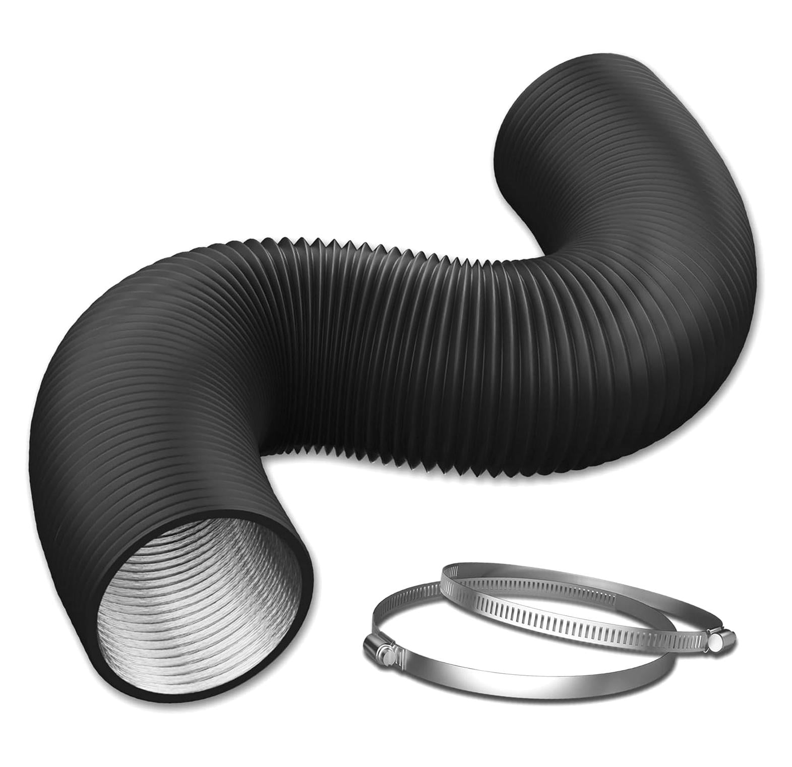 hgudesign 12 Inch Flexible Ducting Hose 8 Feet Aluminum Ducting -4 ...