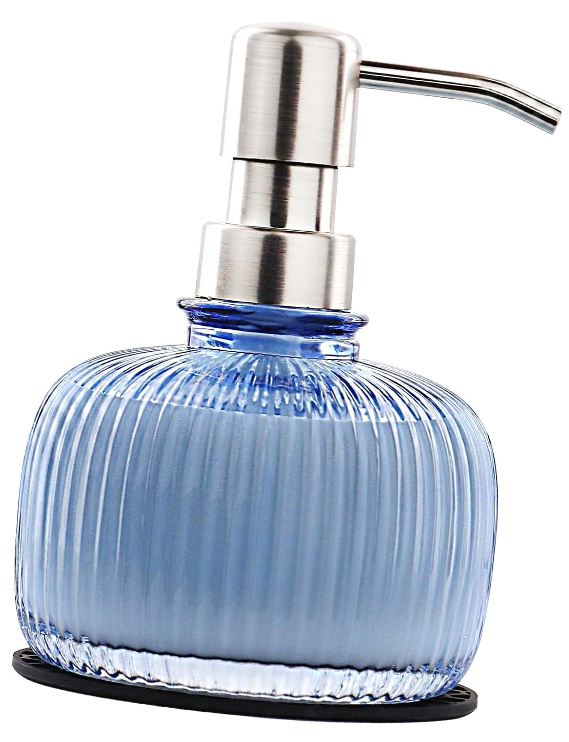 hgudesign 12 OZ Soap Dispensers with Mat, for Kitchen and Bathroom ...