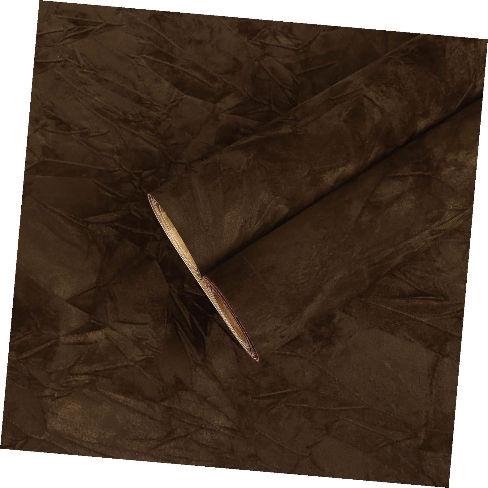 hgudesign 12''x100'' Brown Velvet Flocking Contact Paper Roll for ...