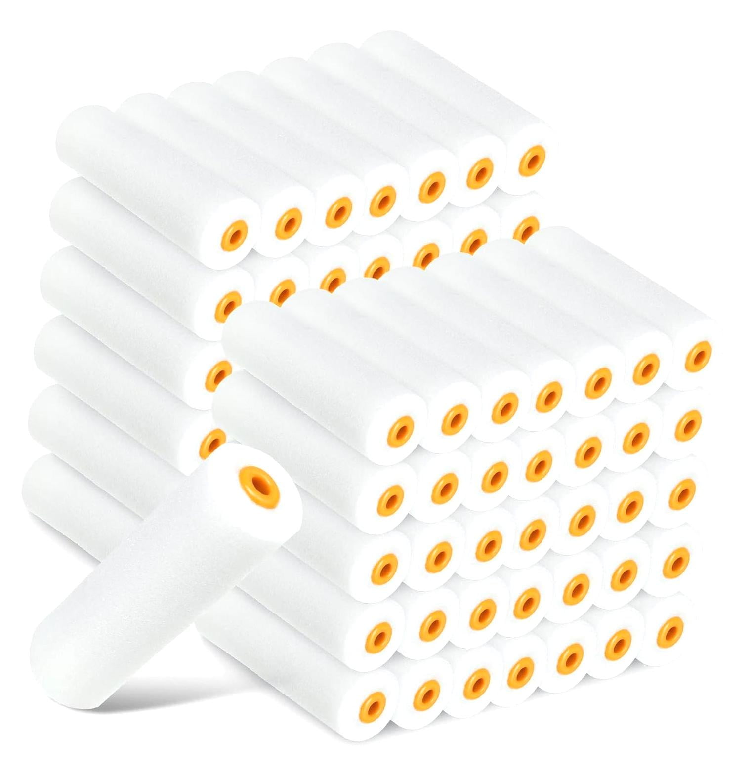 hgudesign 120 Pcs 4 Inch Foam Paint Roller Mini High Density Foam ...