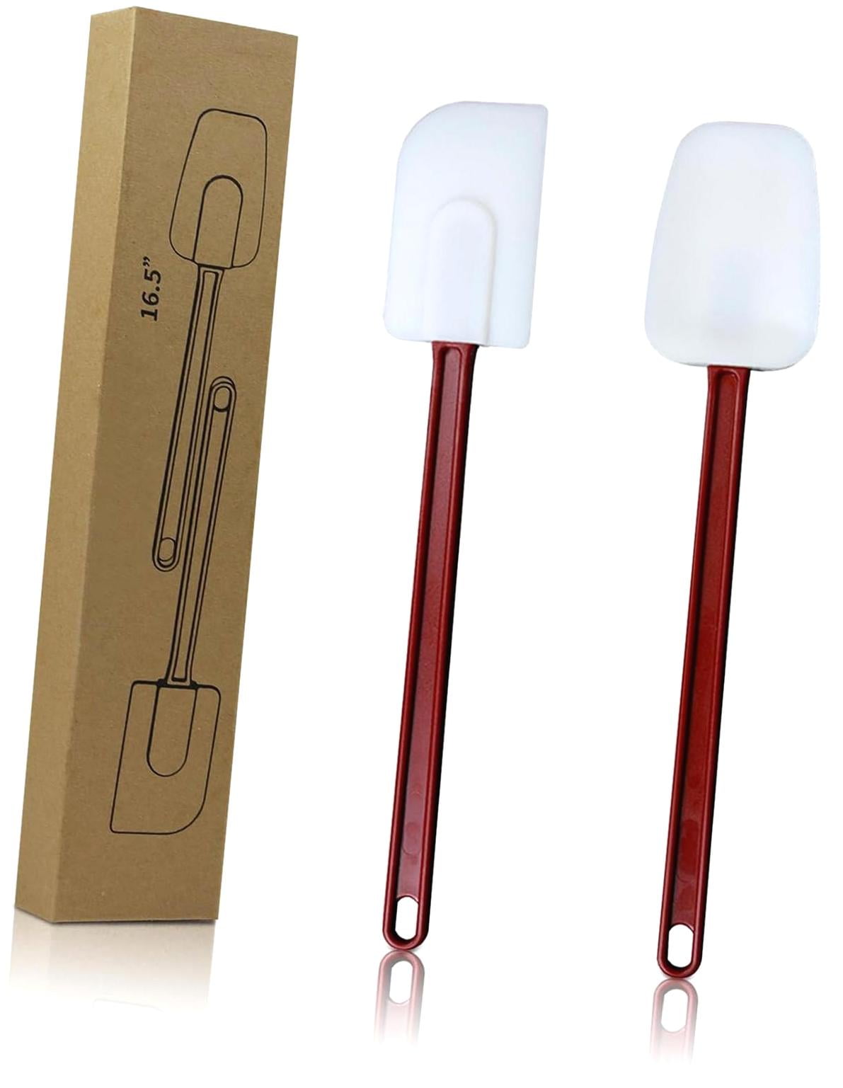 hgudesign 13.5 INCH Spatulas -Resistant Rubber Spatulas Commercial ...