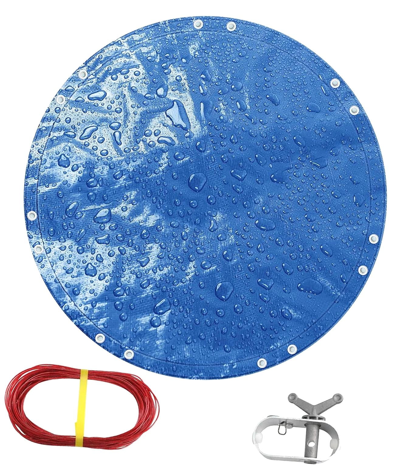 hgudesign 16ft Round tarp 8mil Tarps Pool Cover Multifunctional ...