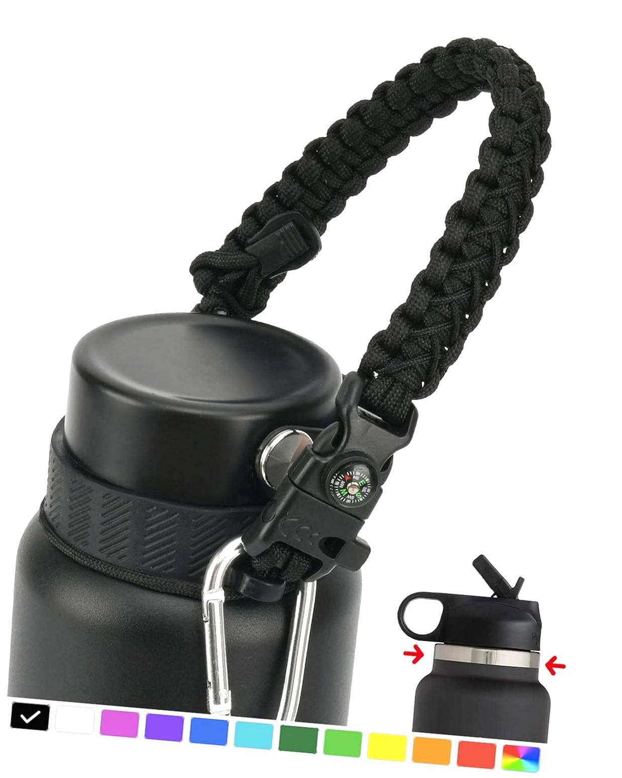 hgudesign 2.0 Paracord Handle for Hydroflask 2.0 Wide & Standard Mouth ...