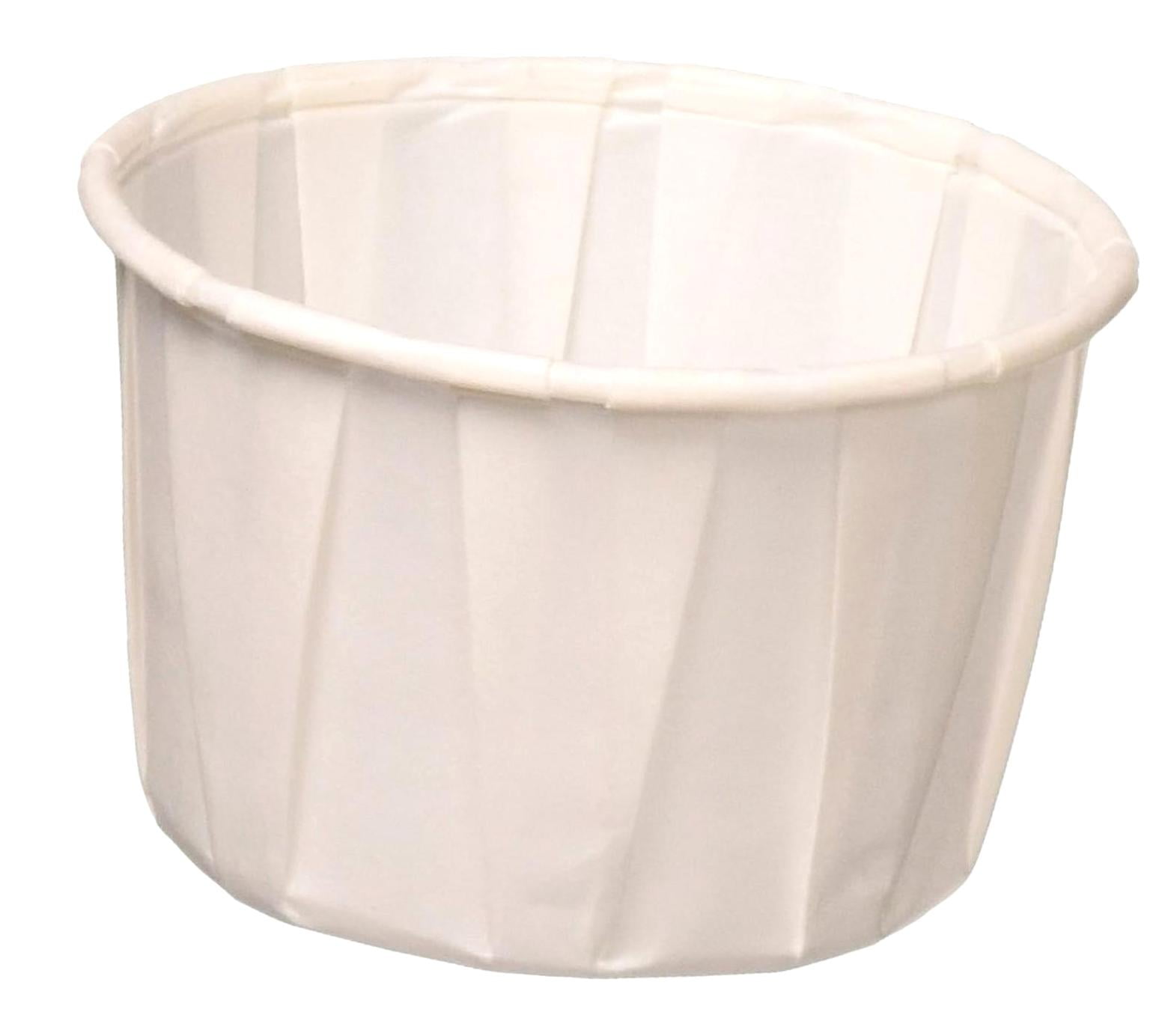 hgudesign 2.0 oz Treated Paper Souffle Portion Cups for Measuring ...