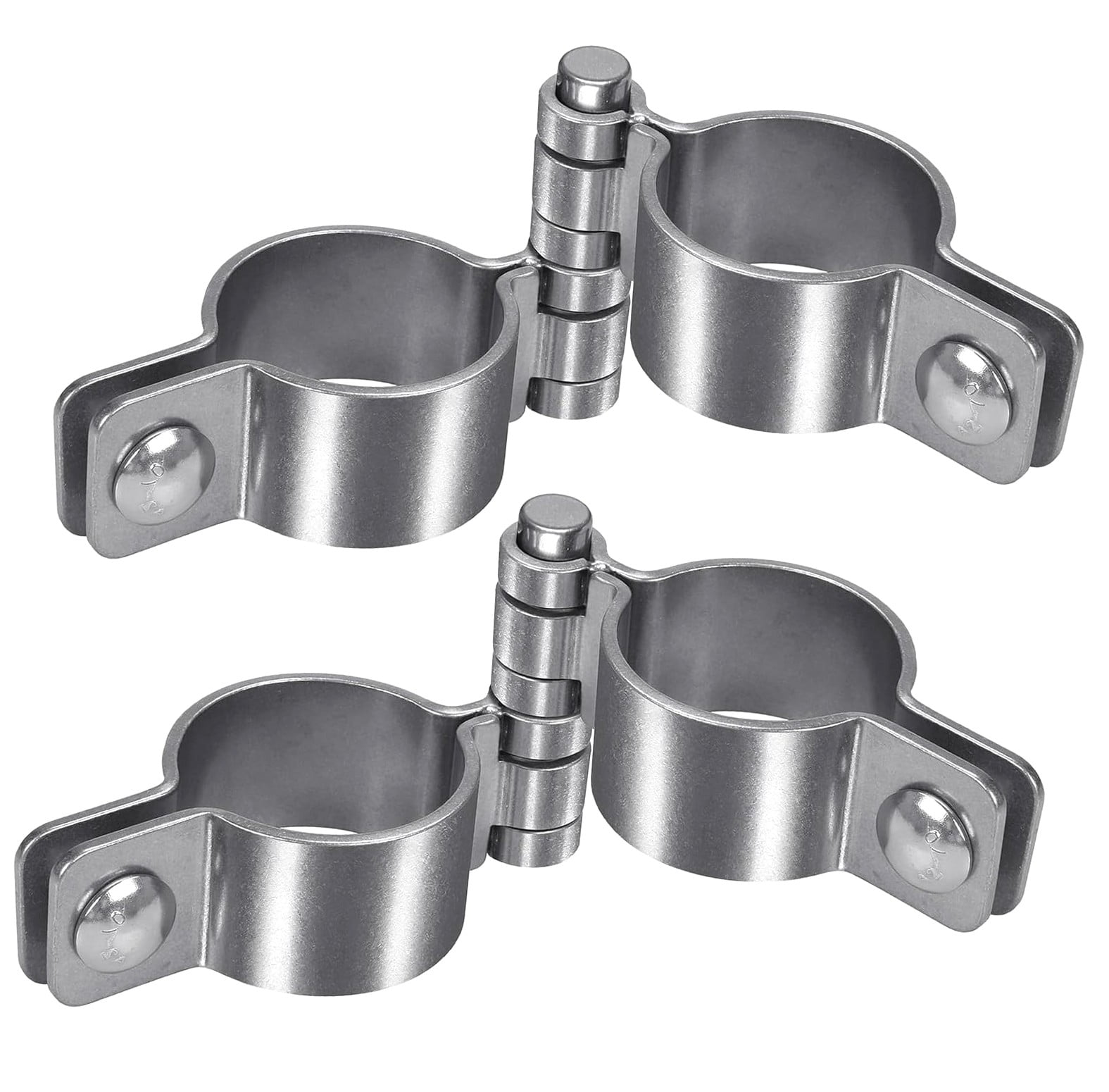 hgudesign 2-3/8'' Chain Link Fence Gate Post Hinge Set, SUS304 Chain ...