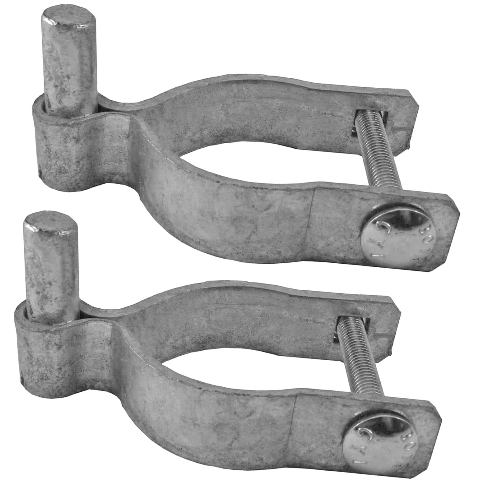 hgudesign 2-7/8" Chain Link Fence Gate Post Hinge - Use for 2-7/8 ...