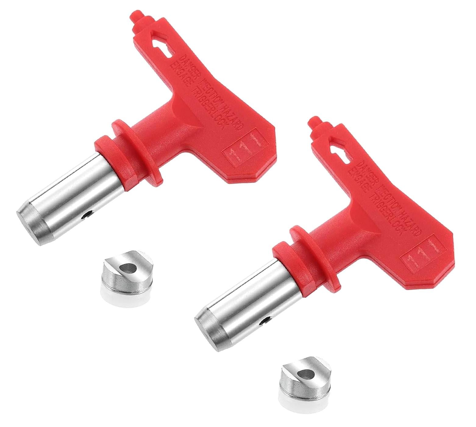 hgudesign 2 Pieces Reversible Spray Nozzles for Airless Paint Sprayer ...