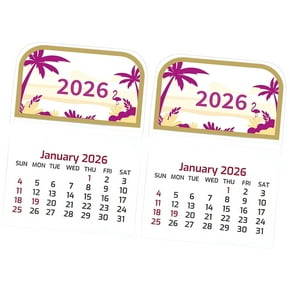 Small Stick Calendars