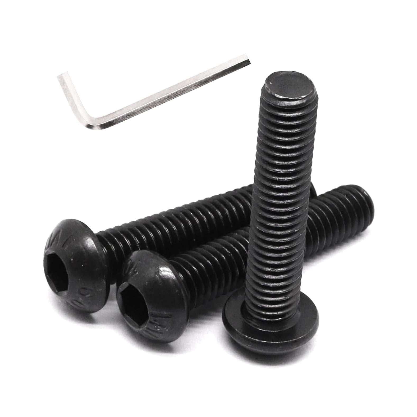 hgudesign 20Pcs M6 30mm Screws, Hex Drive Furniture Screws M6 Bolts ...
