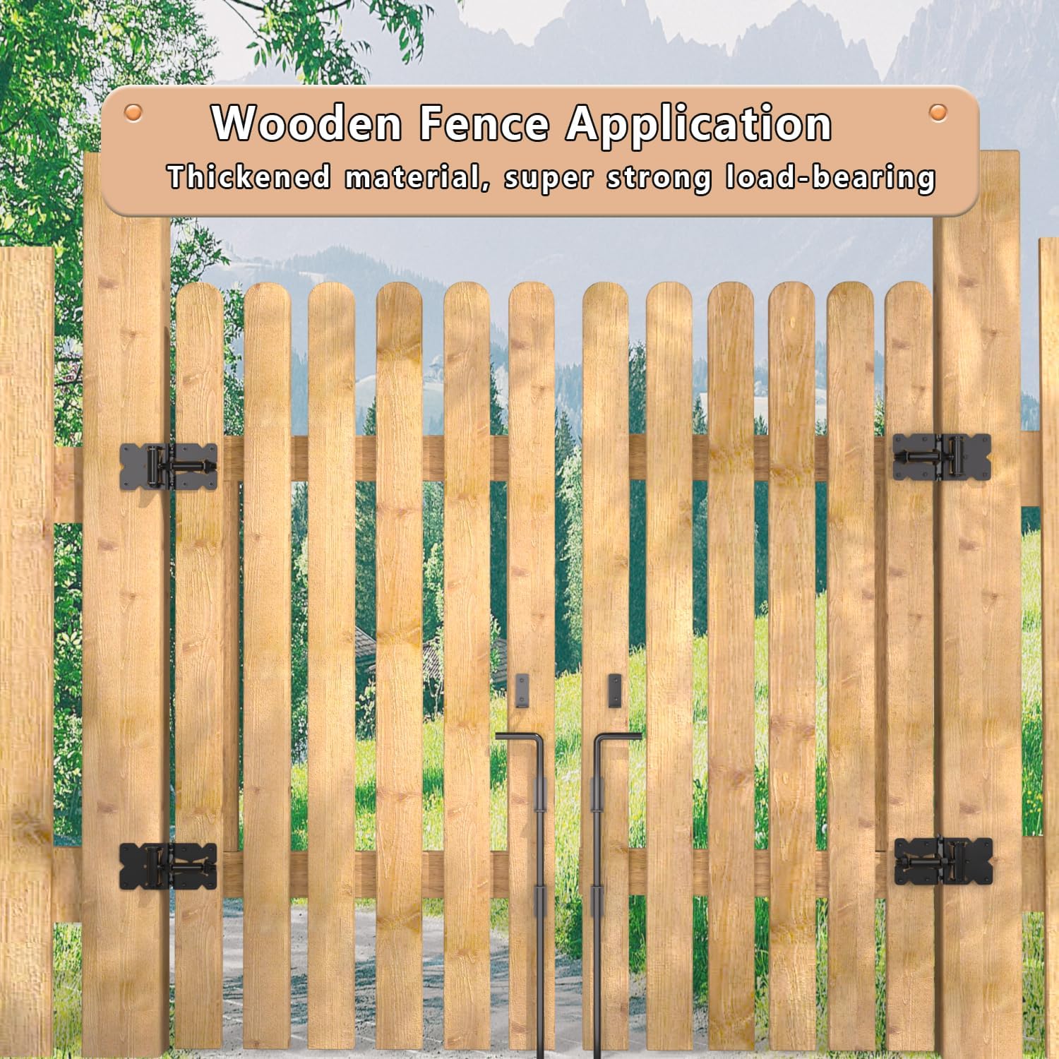 hgudesign 24" Gate Drop Rod, Cane Bolt- Easy to Install, Premium ...