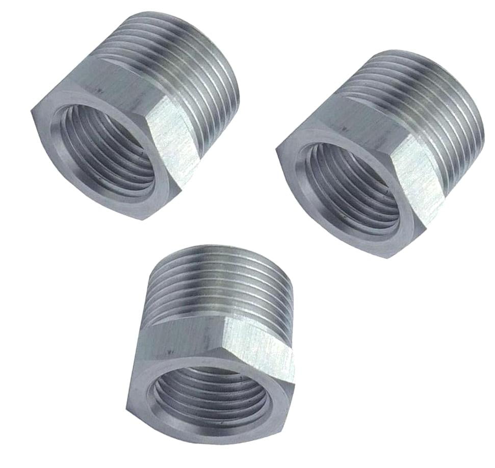 hgudesign 3-Piece Pack Stainless Steel 304 Hex Reducing Bushing, 3000 Psi High Pressure Pipe ...