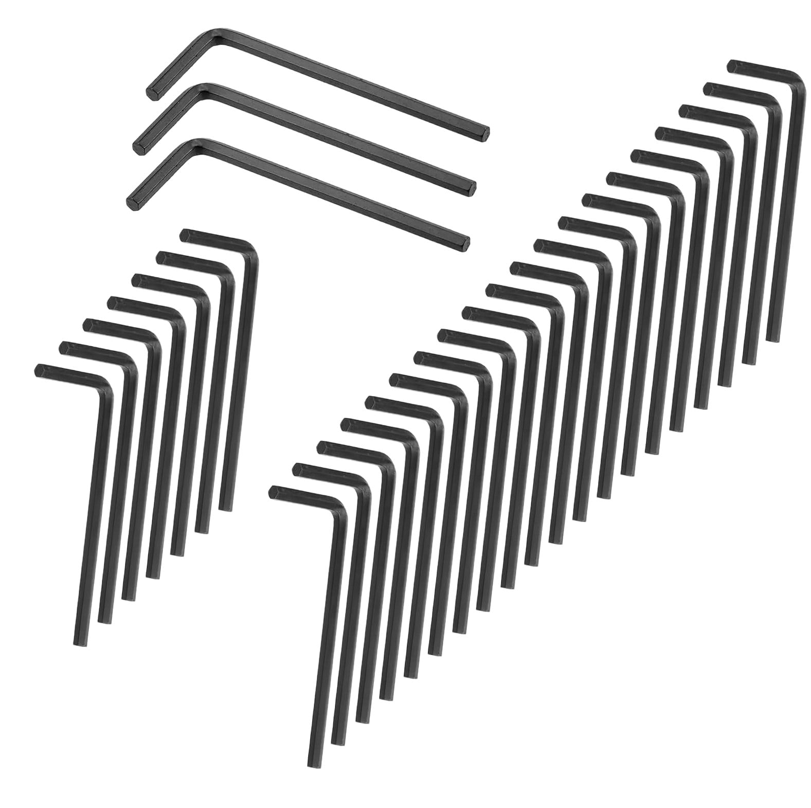 hgudesign 30-Pack 3mm Hex Key Wrench Set, -Shaped Wrench Tools Steel ...