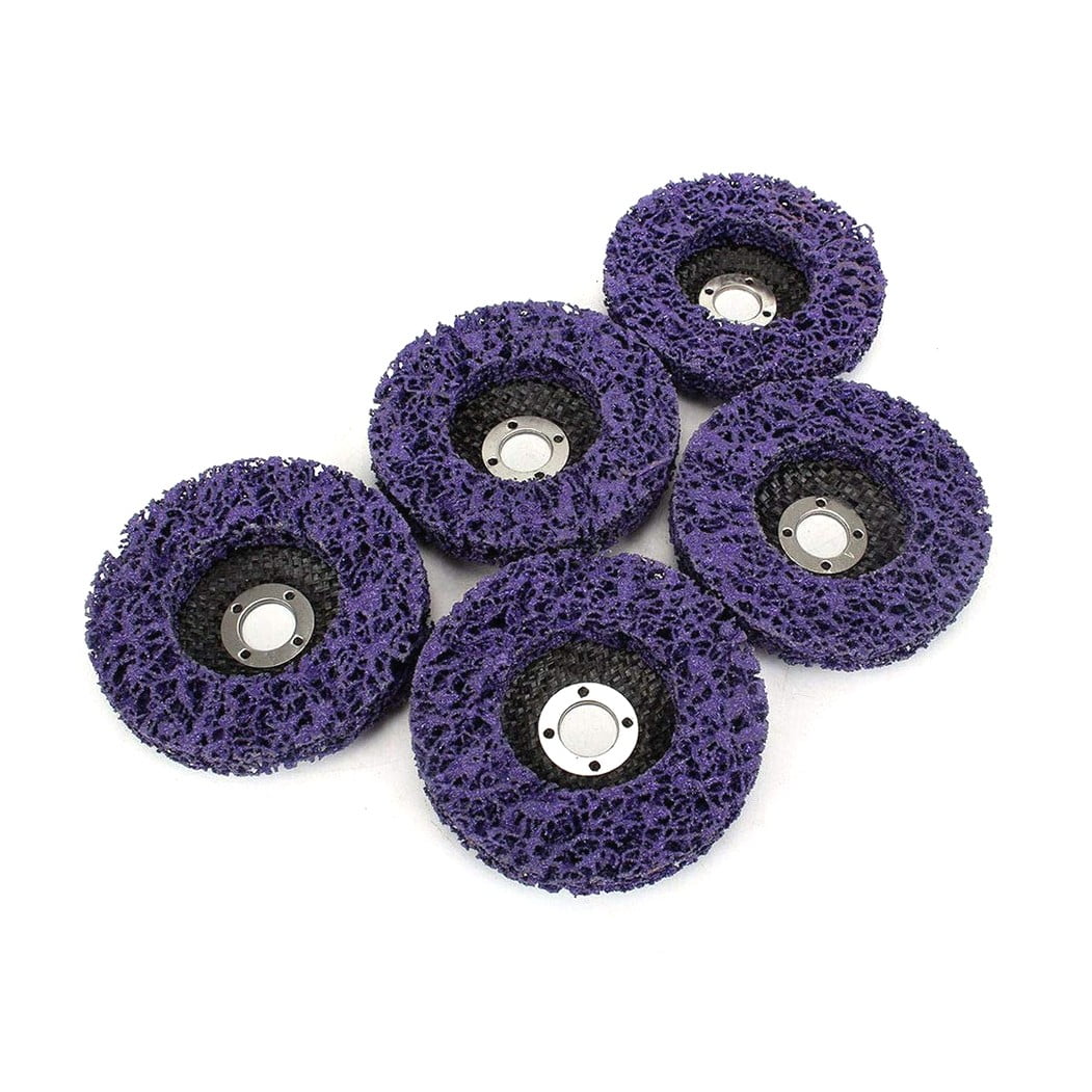 hgudesign 4" 16mm Strip Discs Stripping Wheel for Angle Grinder Remove ...