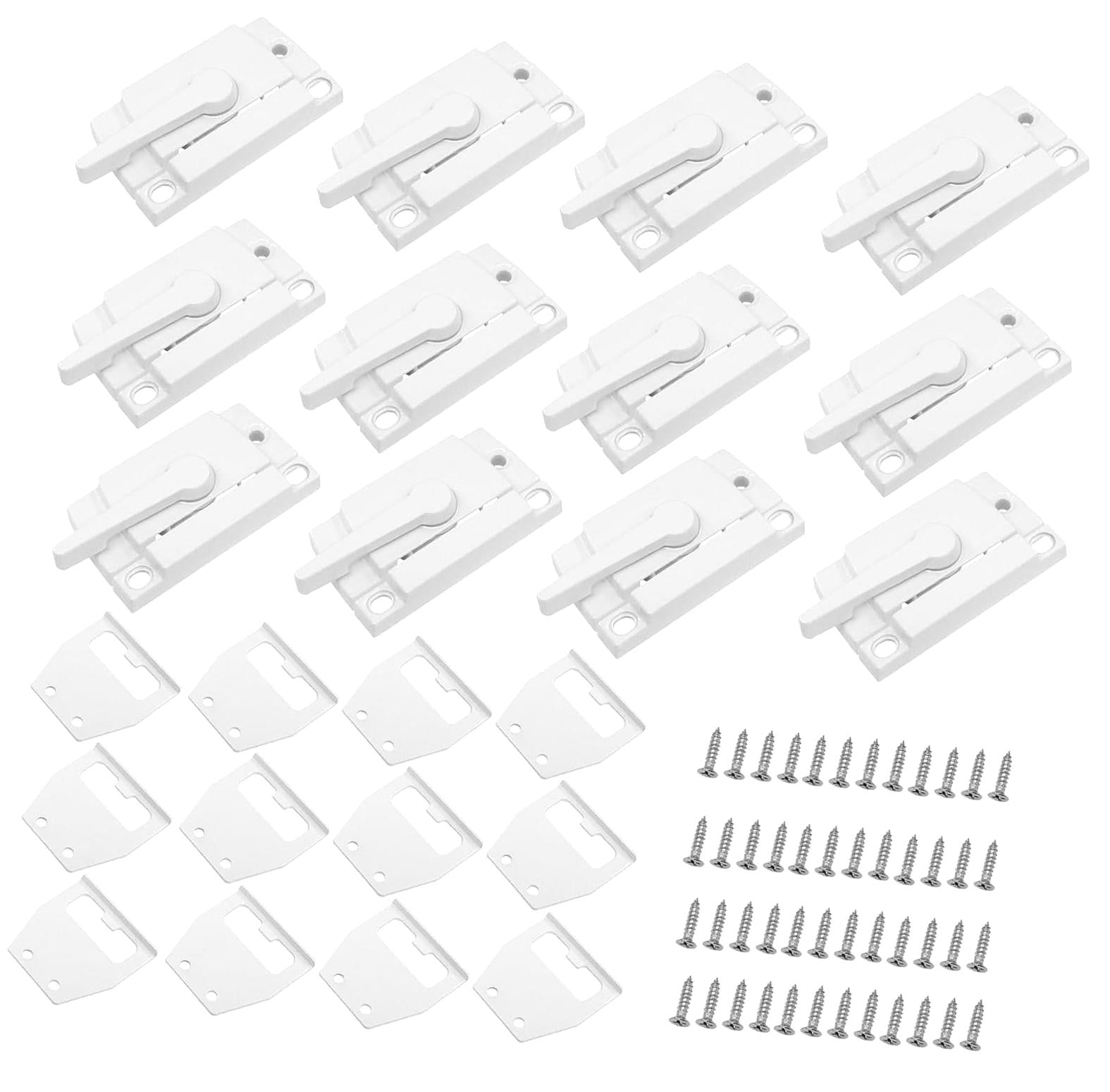 hgudesign 4 Pack Window Sash Locks, 2 Inch Hole Center Cam Action ...