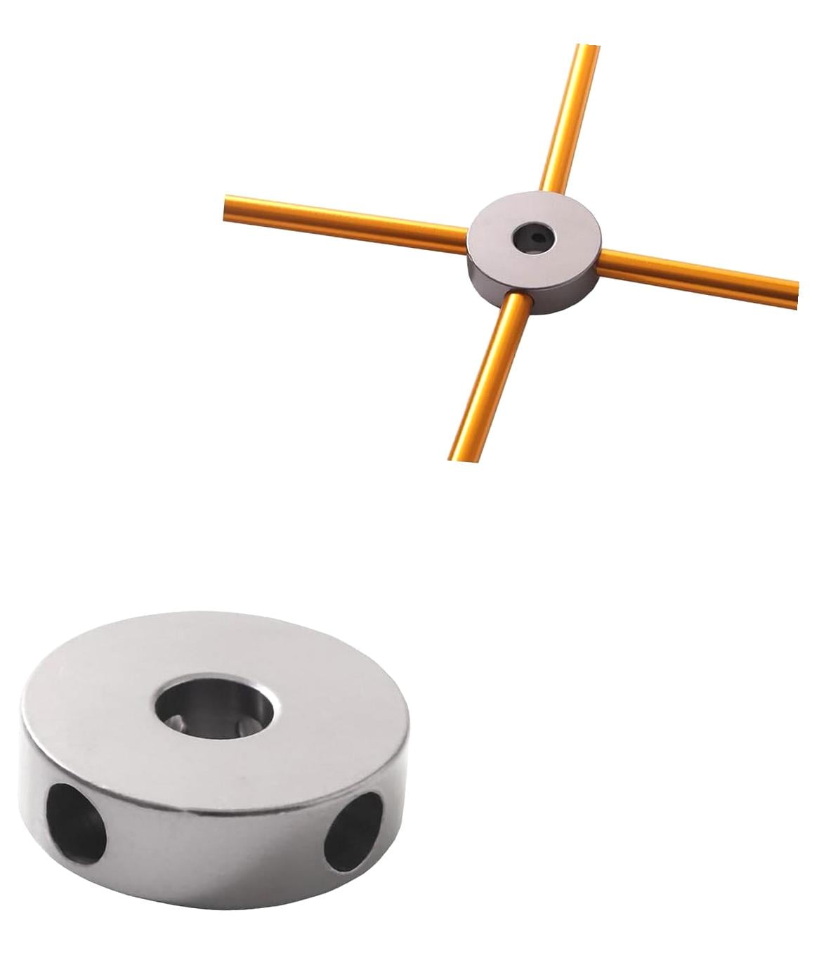 hgudesign 4 Way Tent Pole Connectors for Aluminum Poles, Tent Poles Hub ...