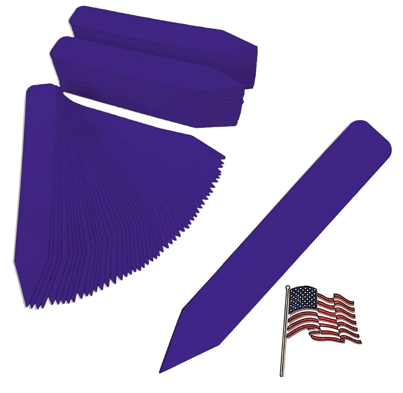 hgudesign 4" x 5/8" High-Quality Plant Stakes - 500 Pieces - Plastic ...