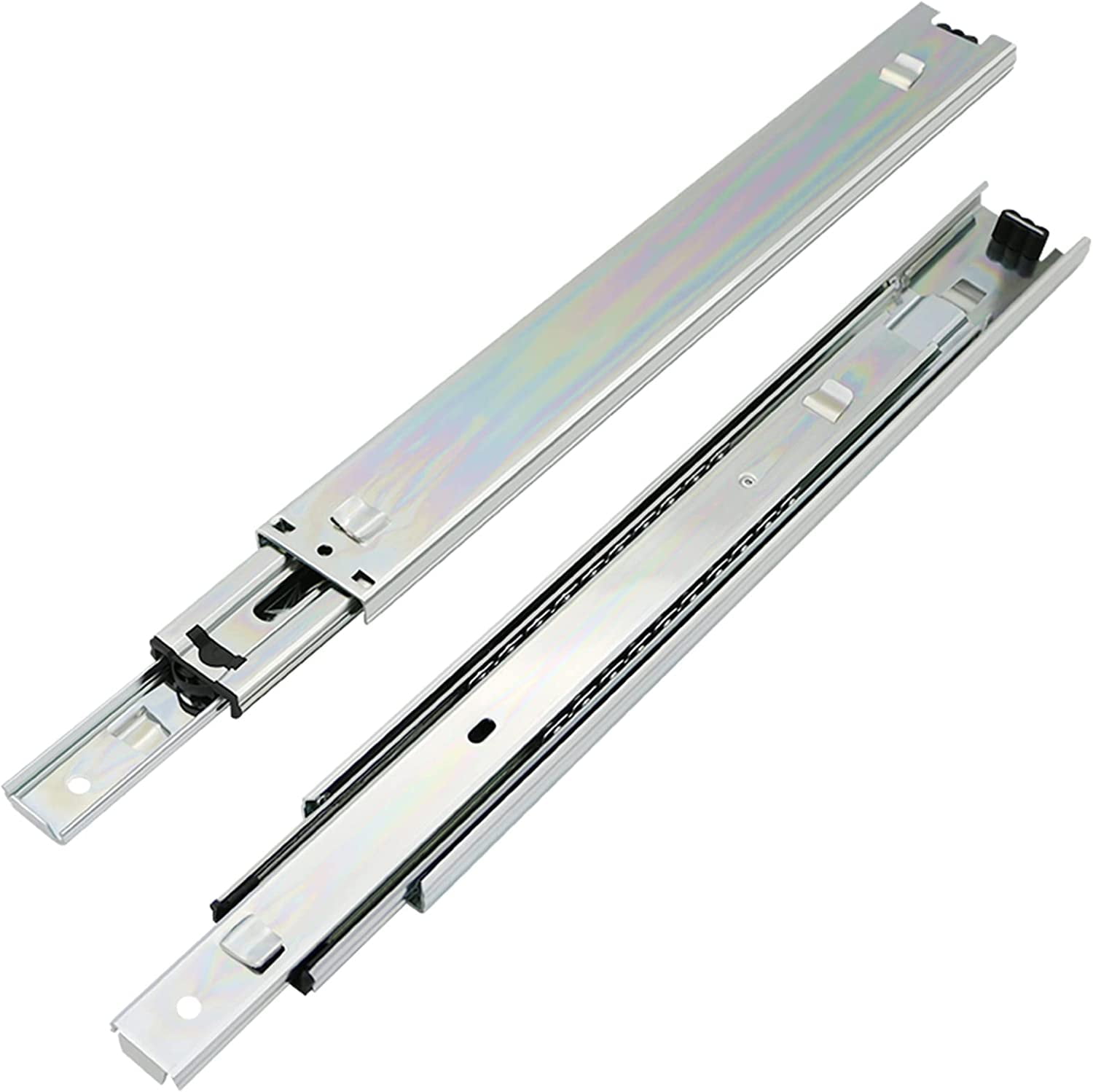 hgudesign 45 Heavy-Duty Rail Drawer Track Three Bayonet Steel Ball ...