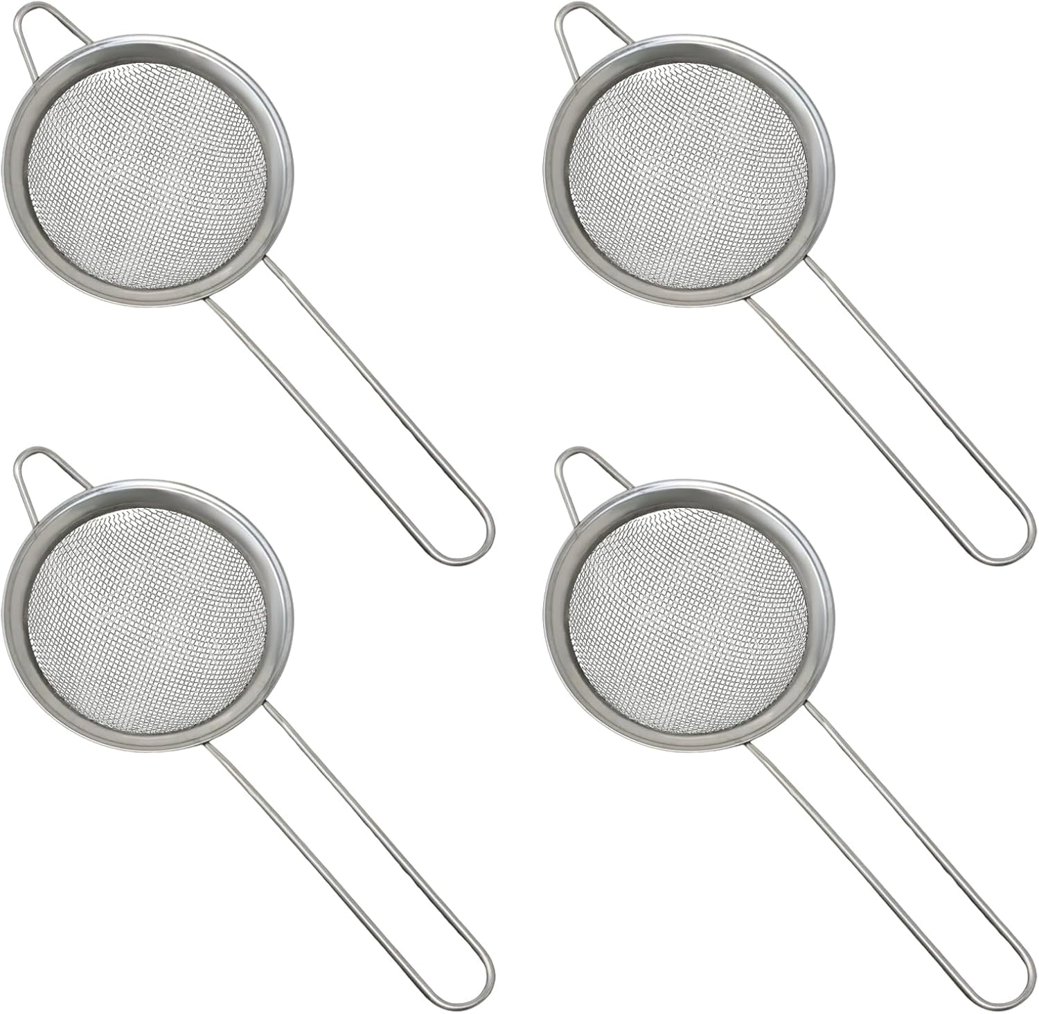 hgudesign 4PCS 3.15 Inch Small Tea Strainers Mini Cocktail Strainer ...