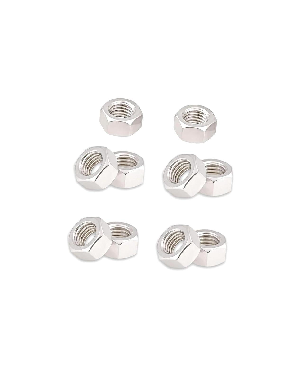 hgudesign 5/16-18 Hex Nuts - High-Quality 304 Stainless Steel Hex Nuts ...
