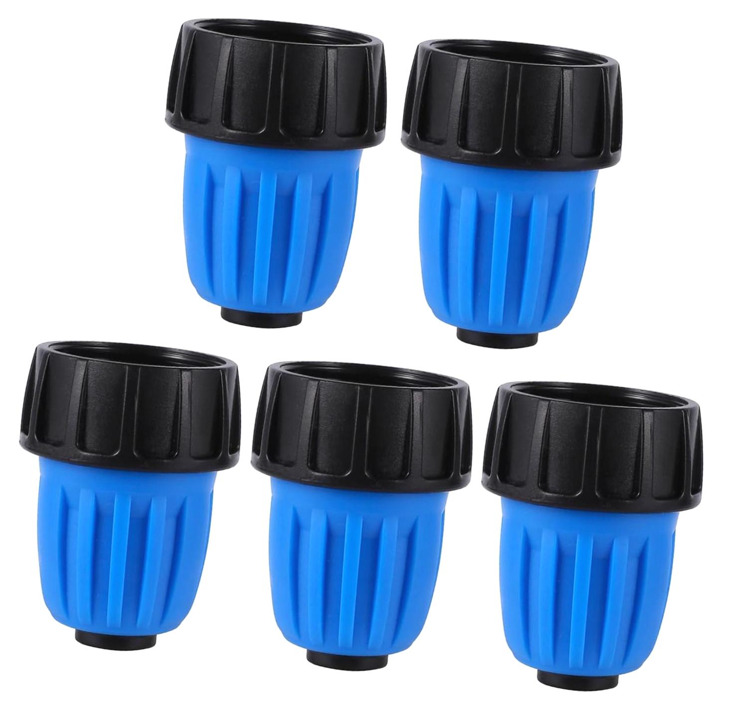hgudesign 5 Pieces Drip Irrigation 3/4" to 1/2" Irrigation Tubing ...