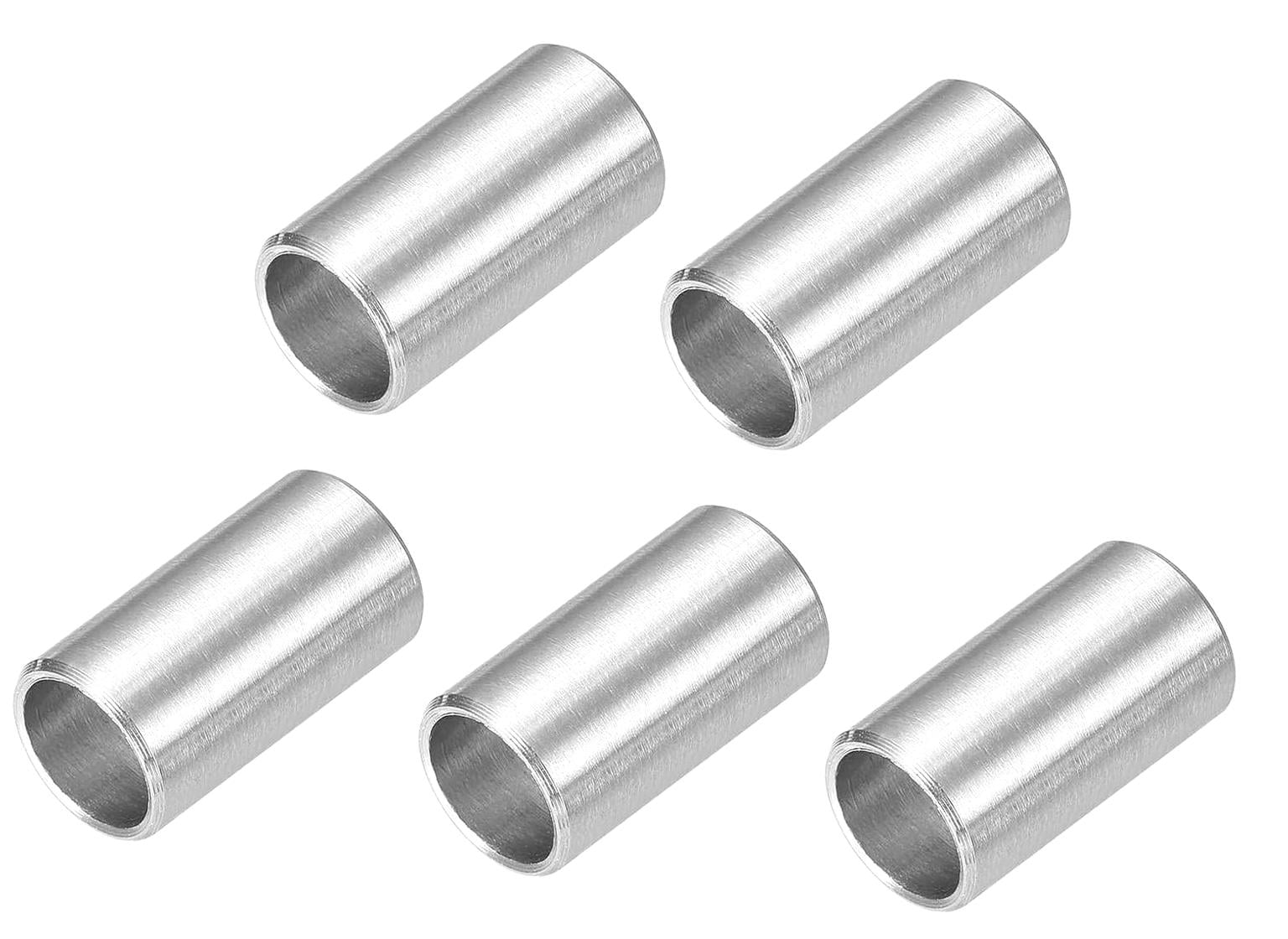 hgudesign 5 Pieces Stainless Steel Spacers, 8mm Inner Diameter x 10mm ...
