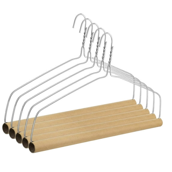 hgudesign 5 Sets Dry Cleaner Hangers 18 Inch Drapery Hanger with 10.5 ...