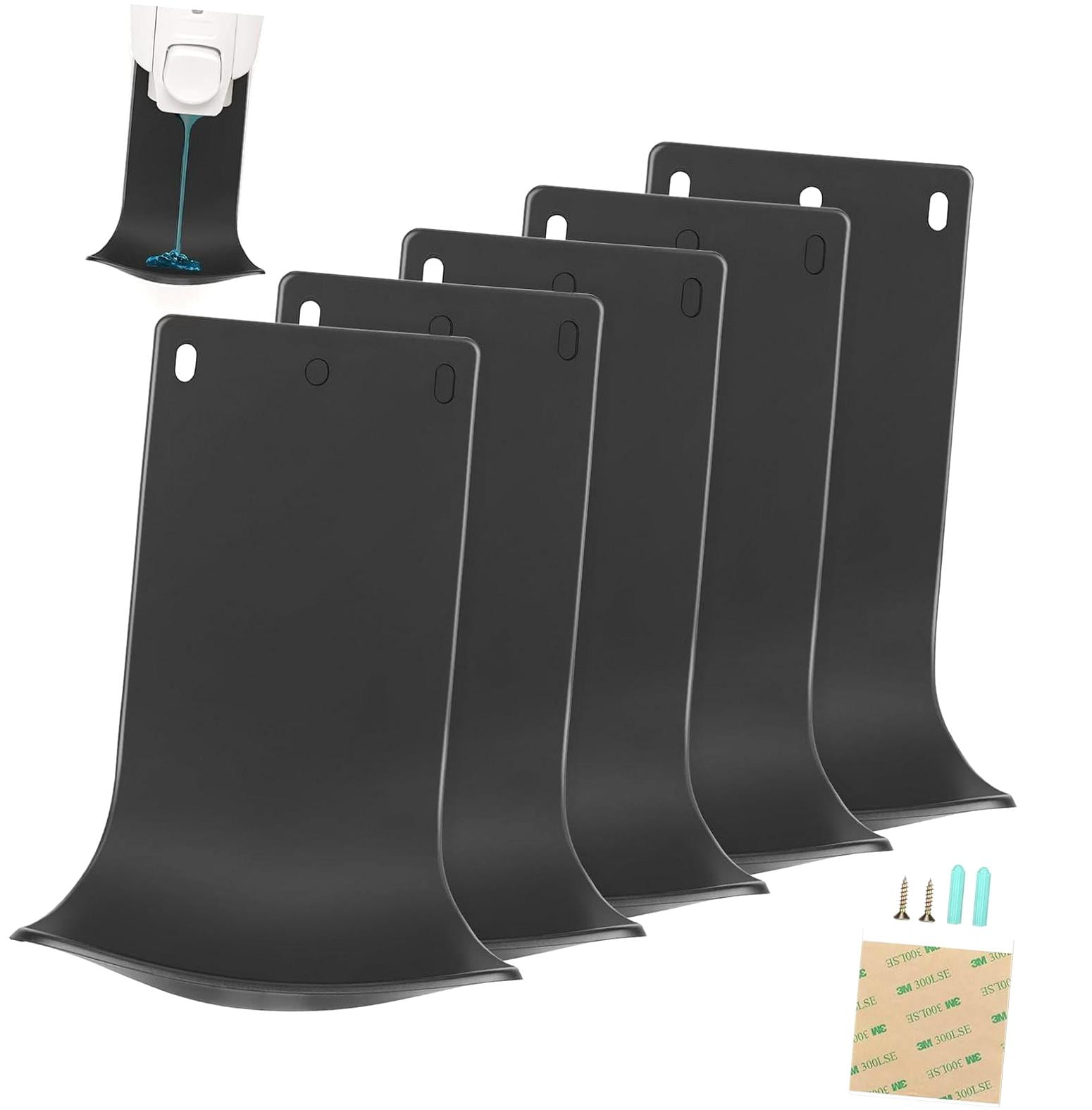 hgudesign 5PCS Dispenser Drip Tray Wall Mount Dispenser Bracket ...