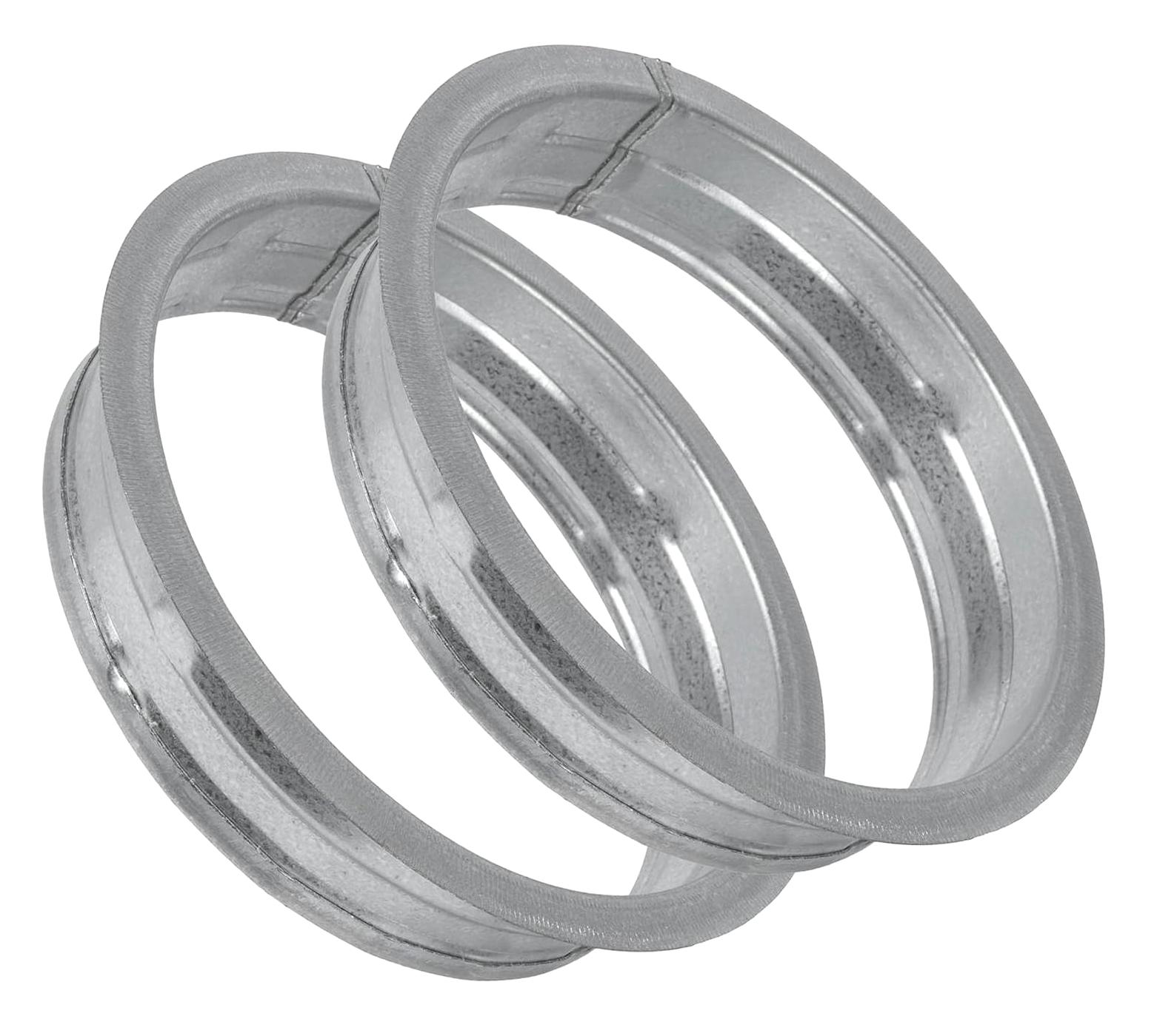 hgudesign 6" Inch Pack of 2 Air Vent Duct Connector Flange Straight ...