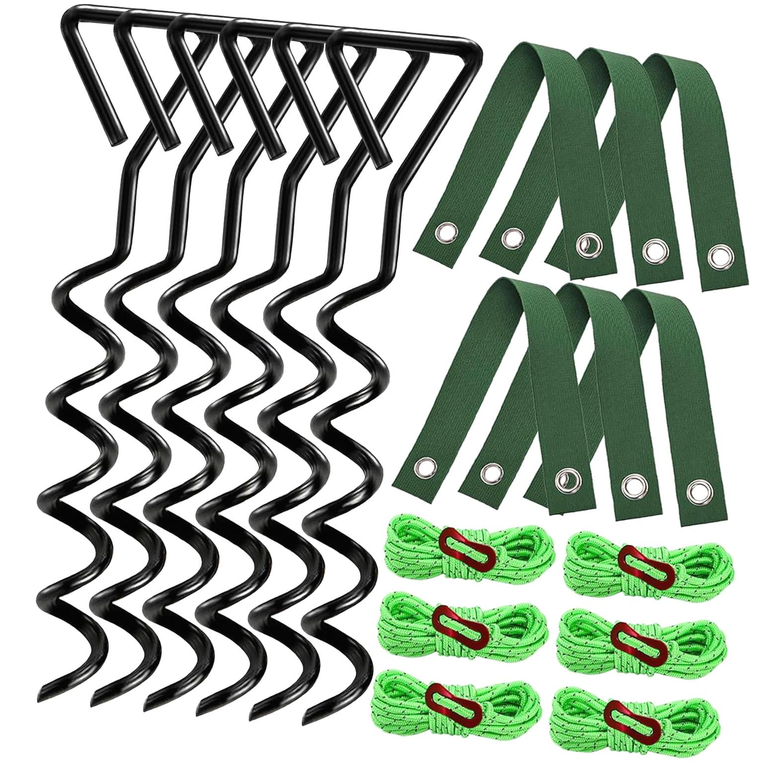 hgudesign 6 Pack Tree Stake Kit, Tree Straightening Kit for Leaning ...