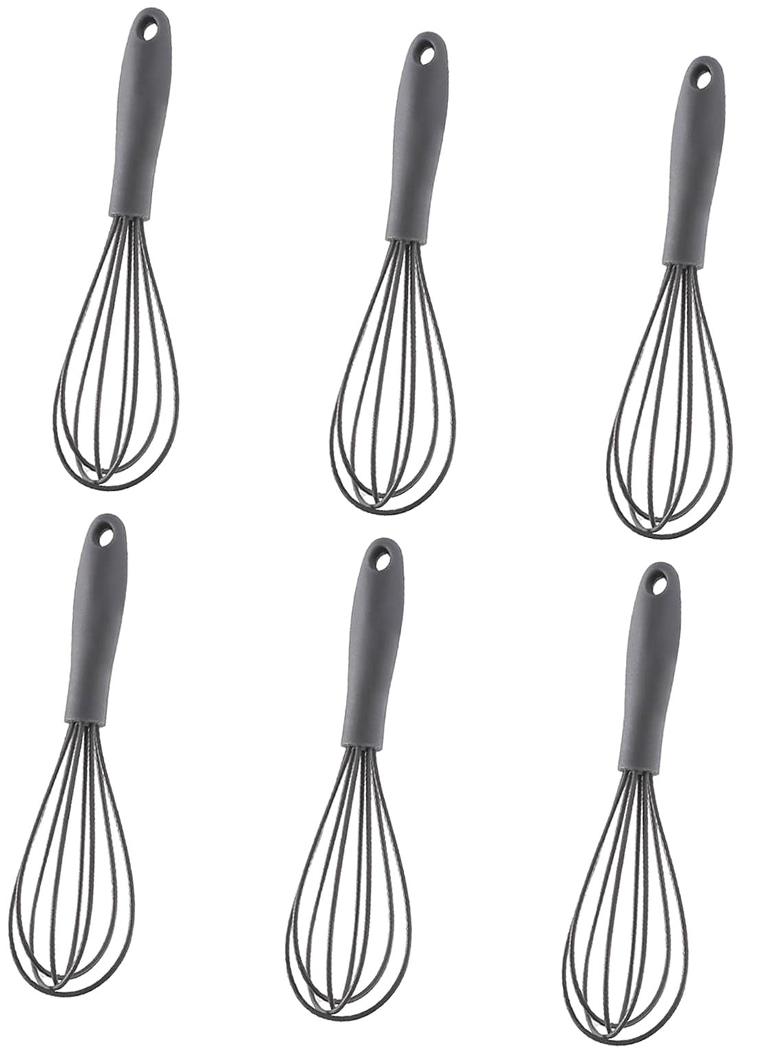 hgudesign 6Pcs Whisk, Whisk Set, Small Whisks For Cooking, Hand Milk ...