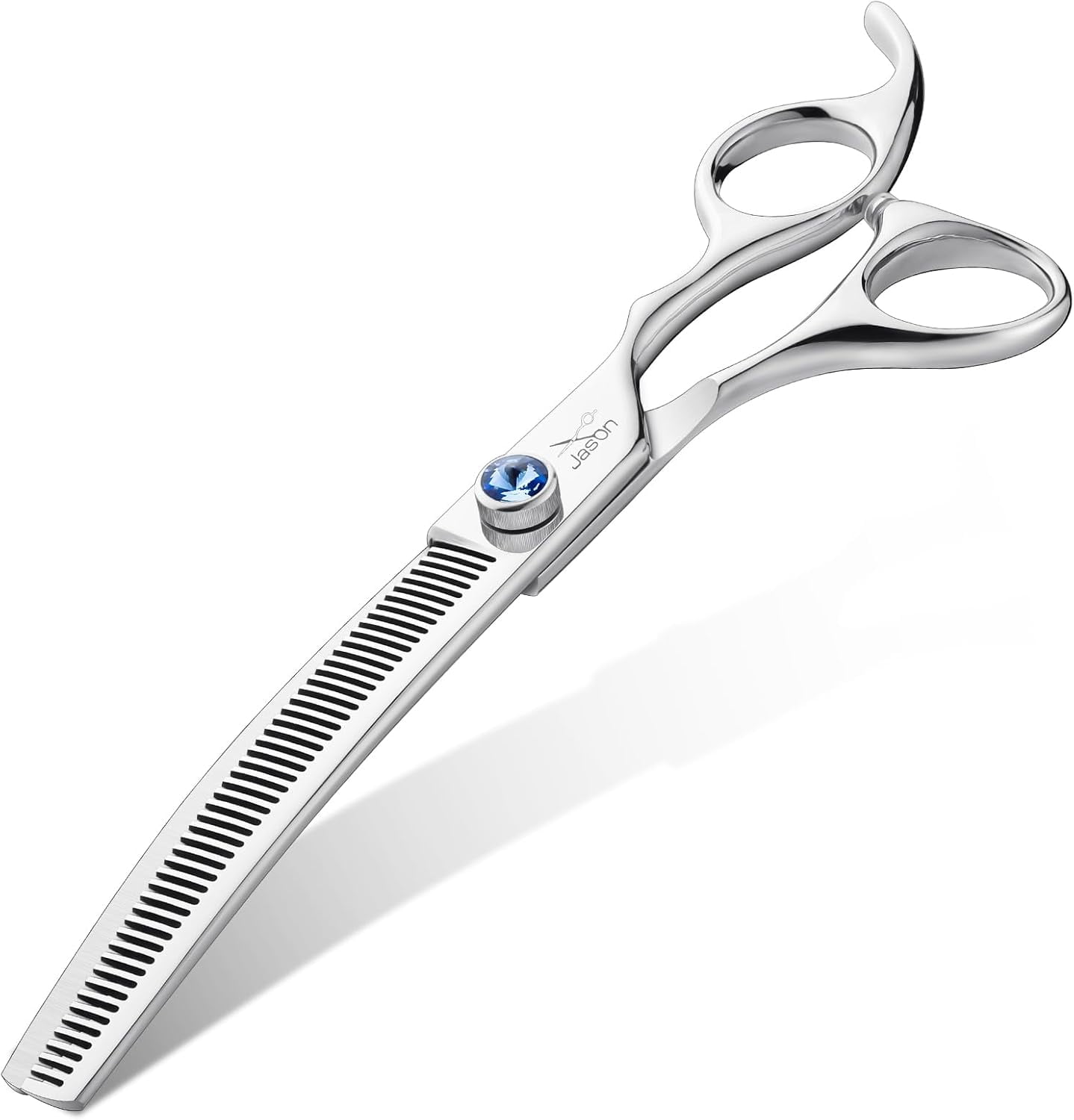 hgudesign 7" Curved Thinner Dog Scissors - Ergonomic Dog ng Scissors ...