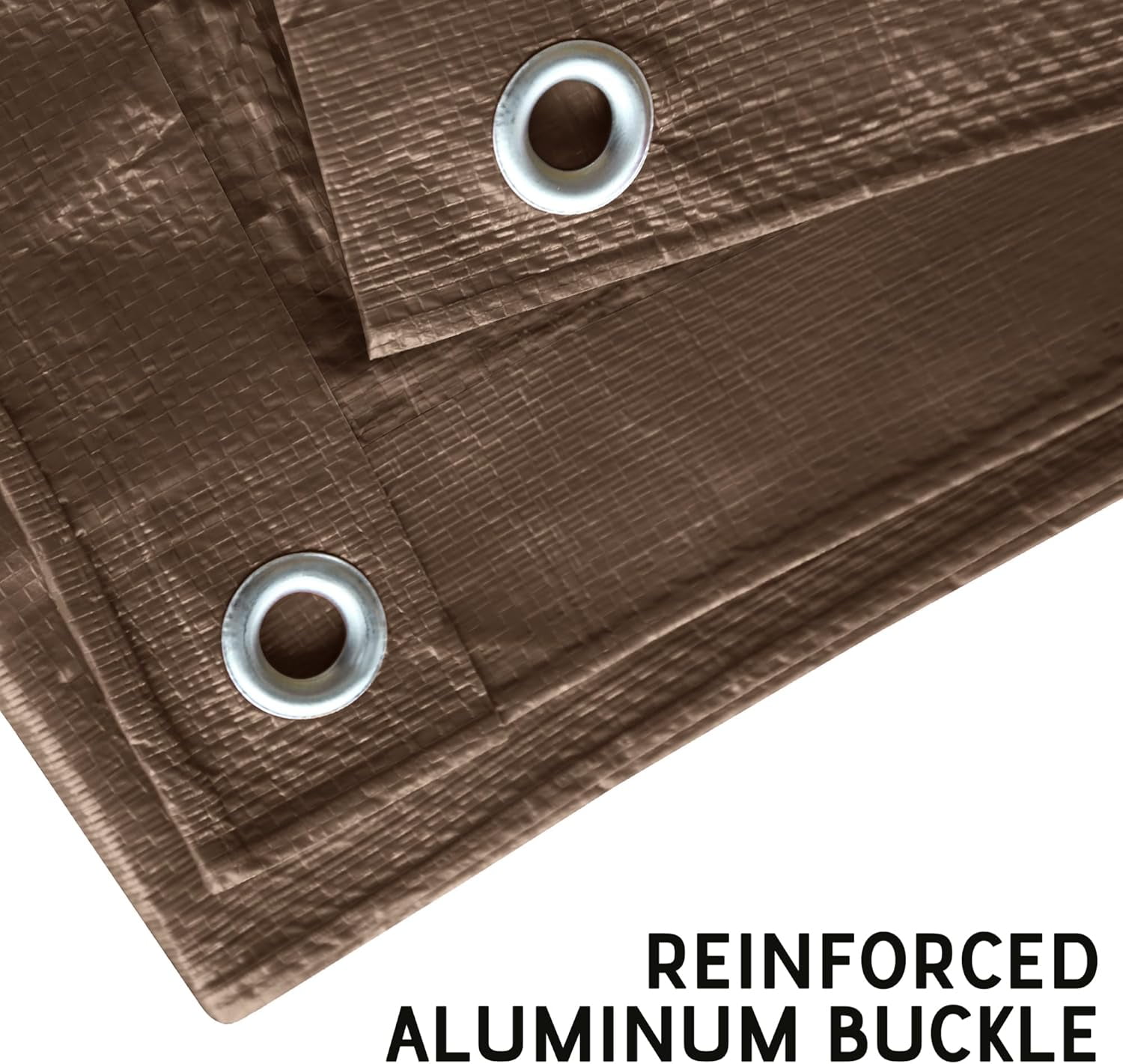 hgudesign -7 Mil Brown/Blue 8x10 Feet Tarp-Versatile Tarpaulin-, UV ...