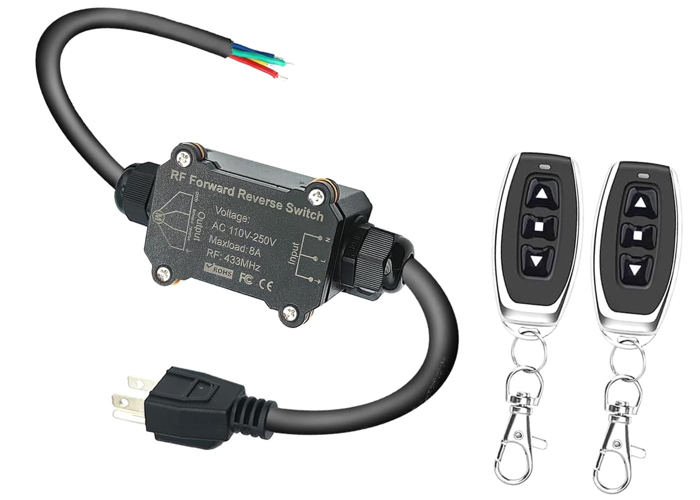 hgudesign AC110V Forward and Remote Control Switch, Wireless Switch ...