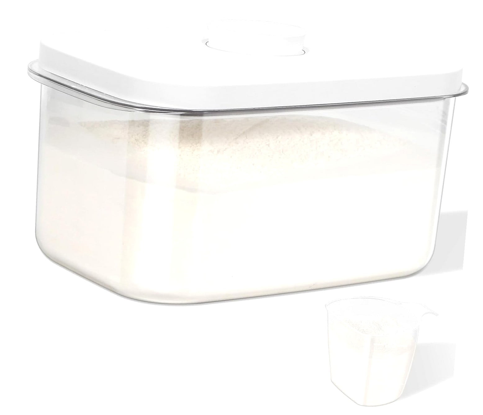 hgudesign Airtight Container 10 Lbs, Clear Plastic Container Bin For ...