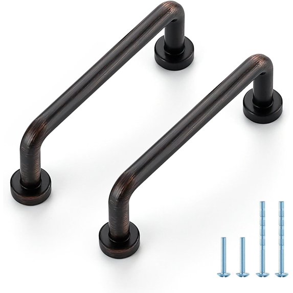 hgudesign Cabinet Pulls – 3-Inch Hole Center, , 5-Pack, Zinc Alloy ...