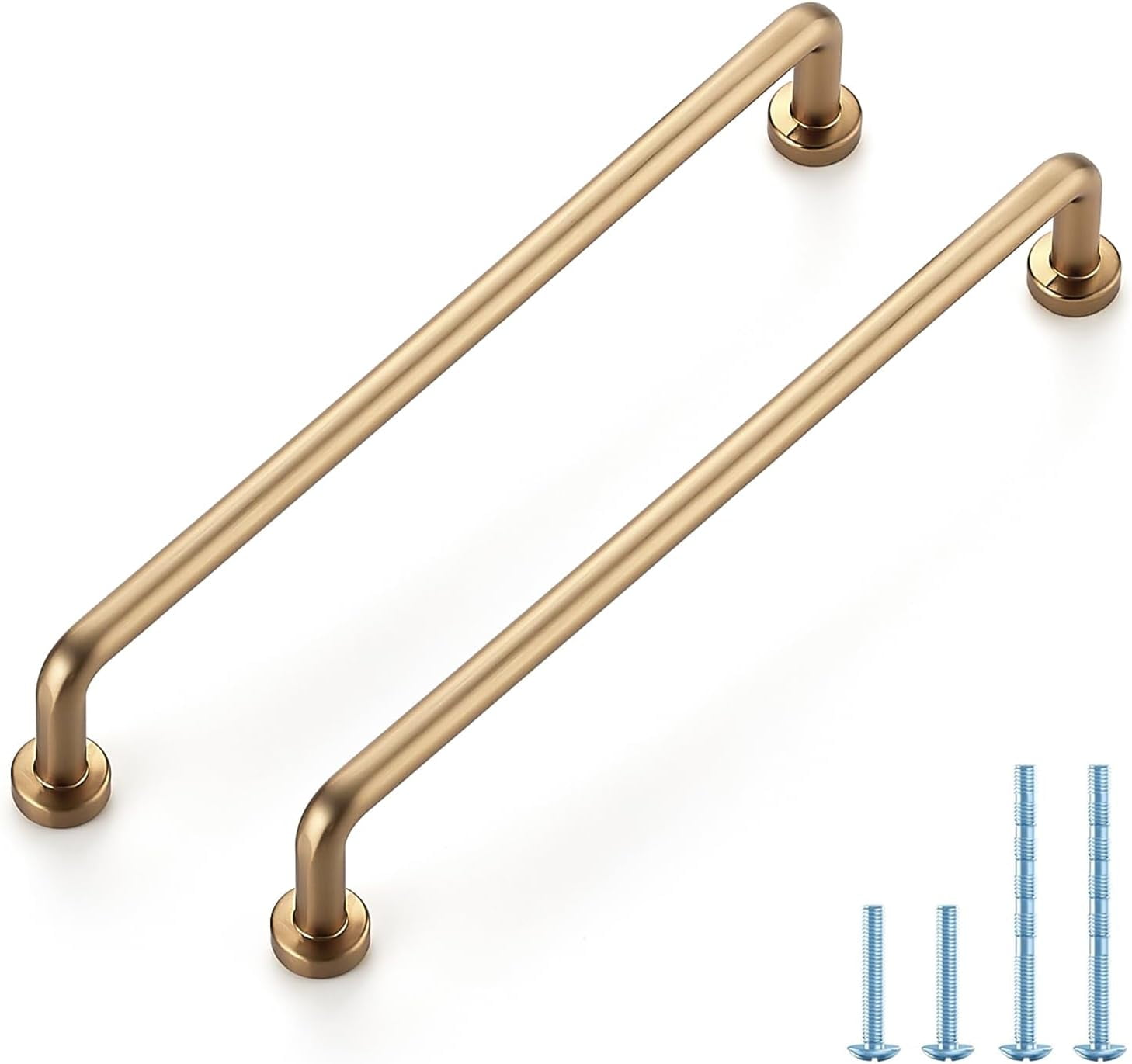hgudesign Cabinet Pulls – 6-1/4 Inch Hole Center, Bronze, 5 Pack, Zinc ...