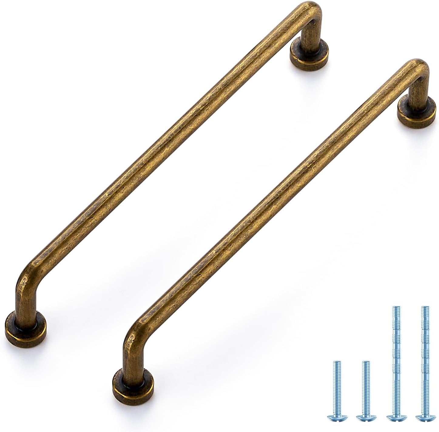 hgudesign Cabinet Pulls – 6-1/4 Inch Hole Center, Matte , 10 Pack, Zinc ...