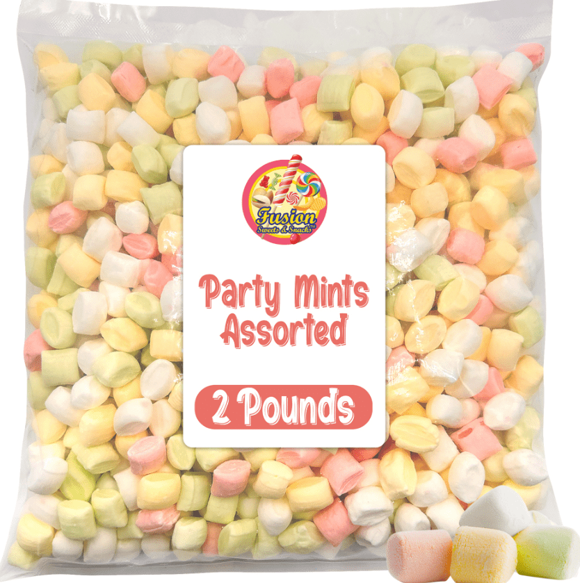 Party Mints Assorted - 2 Pound Bulk Bag Baby Shower Mint - After Dinner ...