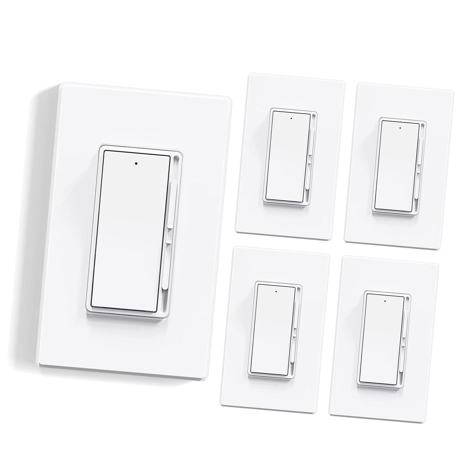 hgudesign Dimmer Light Switch for 300W Dimmable /CFL Lights and 600W ...